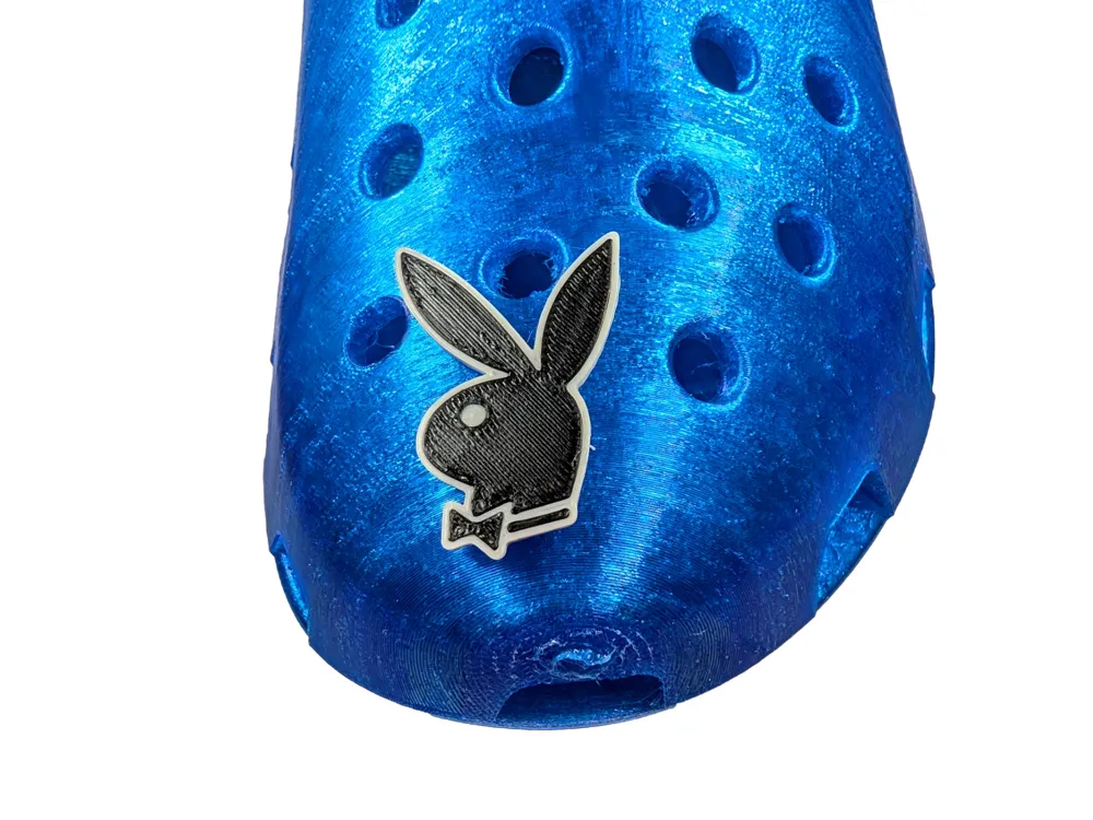 Playboy Bunny Croc Shoe Charm (Jibbitz) by sidbarret007 MakerWorld ...