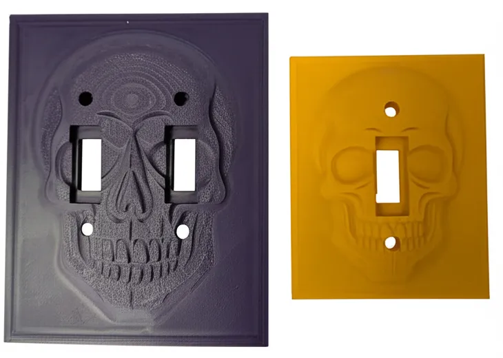 Skull Light Switch Cover - Free 3D Print Model - MakerWorld