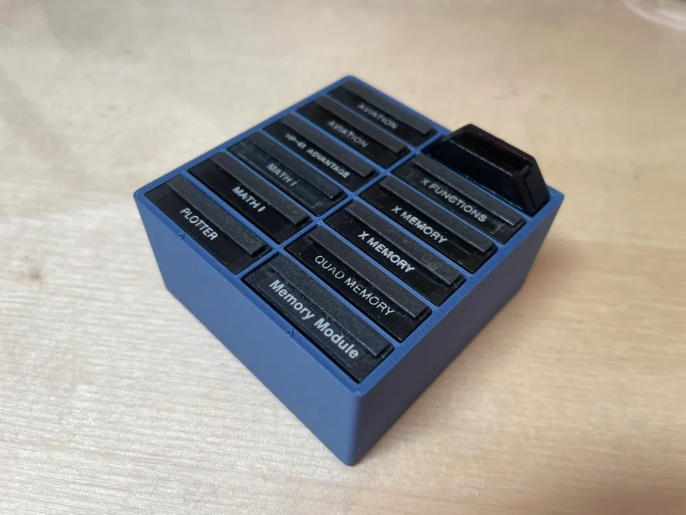 HP 41 Module Storage - Free 3D Print Model - MakerWorld