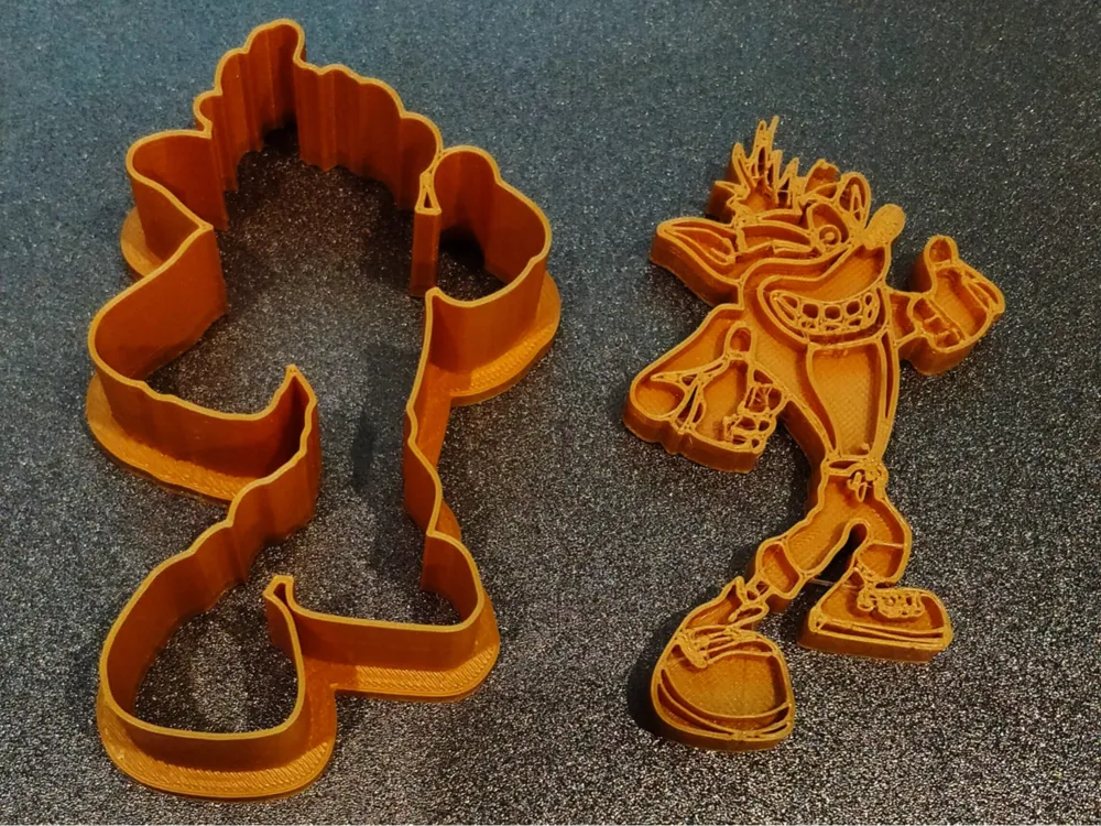 Crash Bandicoot Cookie Cutter by Beyond3D - MakerWorld