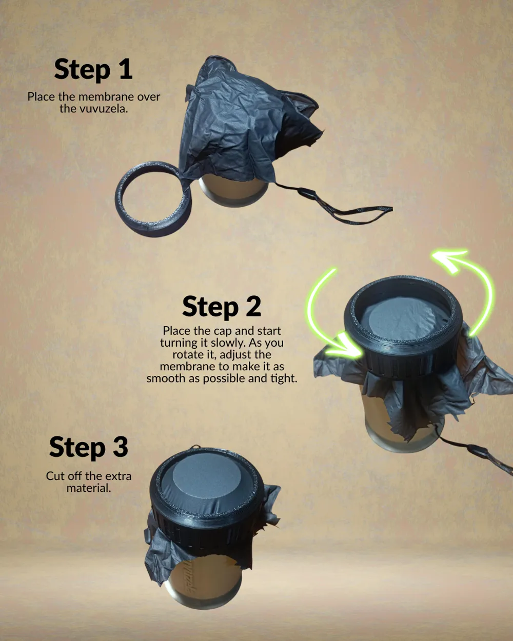 Mini Stadium Vuvuzela - High Power Edition - Free 3D Print Model ...