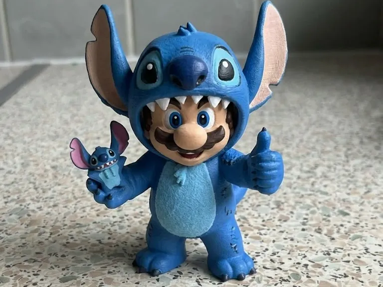 Mario Stitch – Kostenloses 3D-Druckmodell – MakerWorld