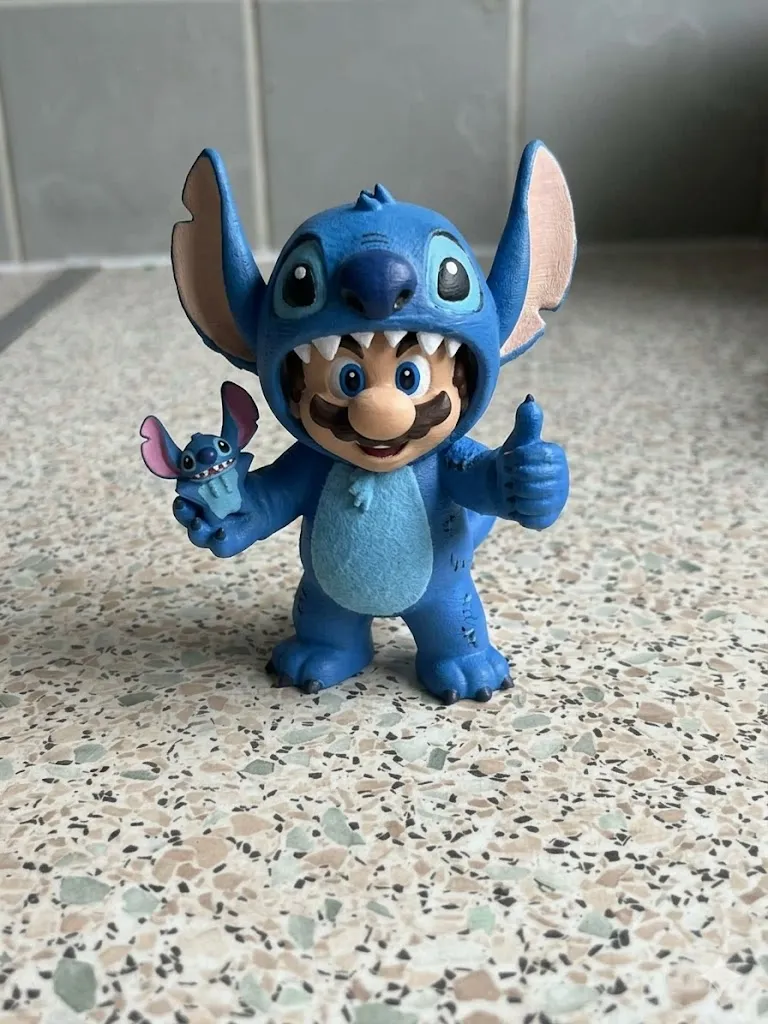 Mario Stitch – Kostenloses 3D-Druckmodell – MakerWorld
