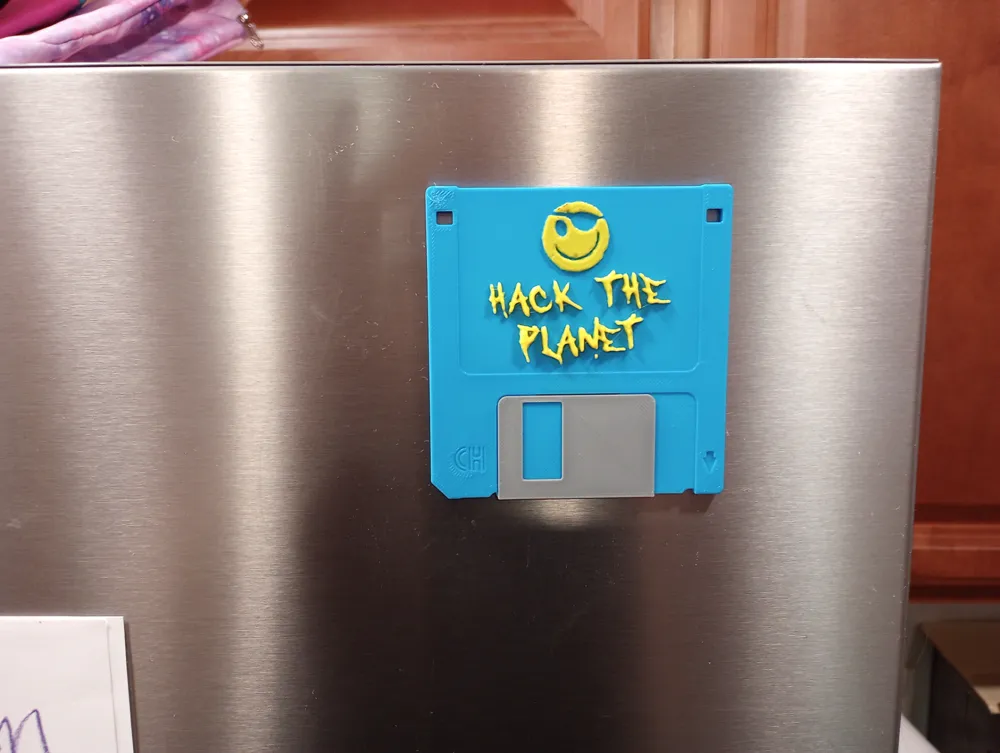 Hack The Planet Disk (Hacker 1995) French Magnet by davidhagan224 ...