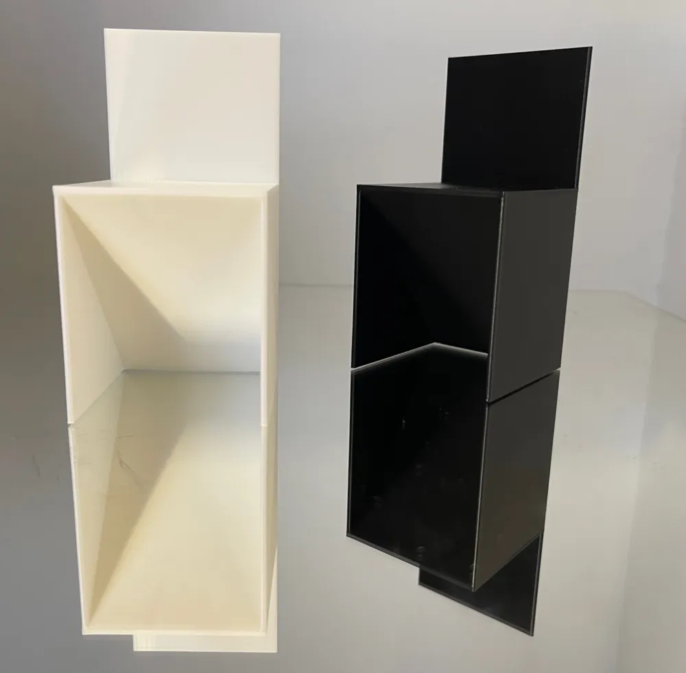 Backward Slant Plywood Chair 84 - Donald Judd by jensdesneyder - MakerWorld