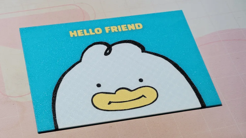 Kpop Demon Hunters "Hello Friend" Card by copehill077 MakerWorld: Download Free 3D Models