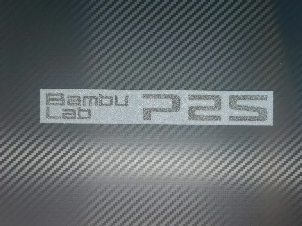 BAMBU LAB P2S LOGO by Engineering Projects MakerWorld: Download Free 3D ...