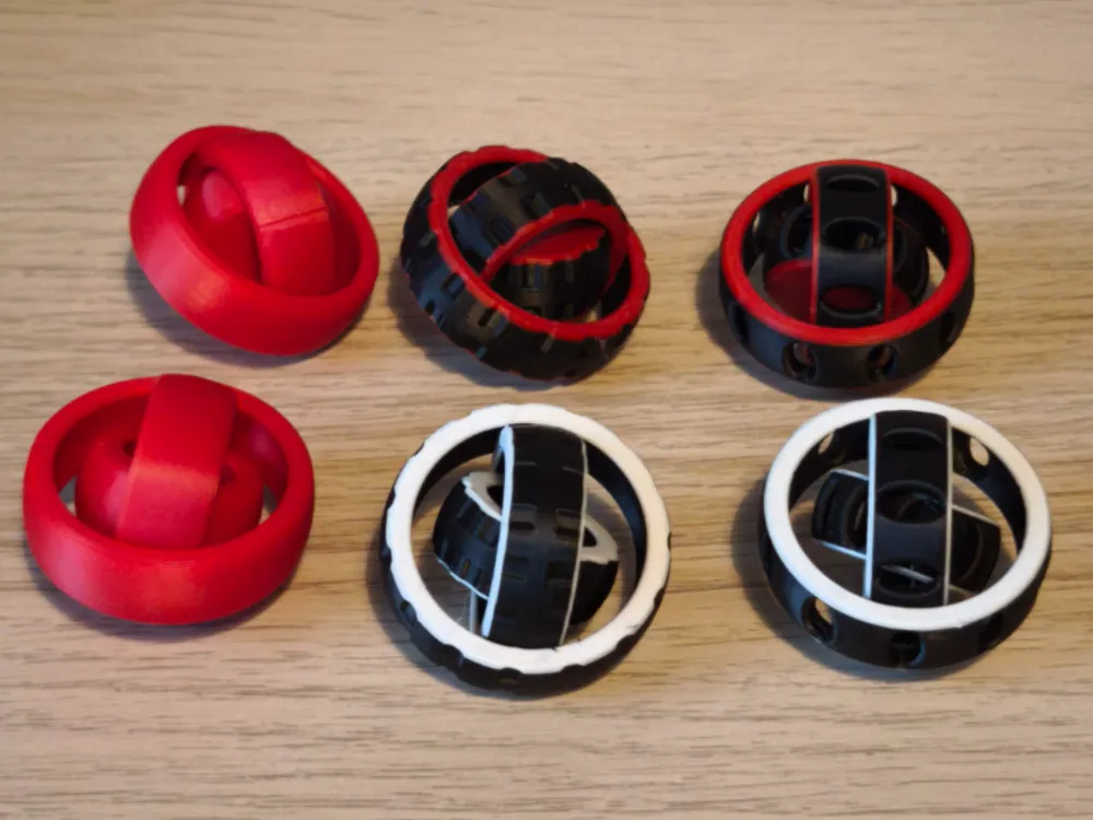 ~30min Triple Ring Gyro Fidgets – Print-in-Place - Free 3D Print Model ...
