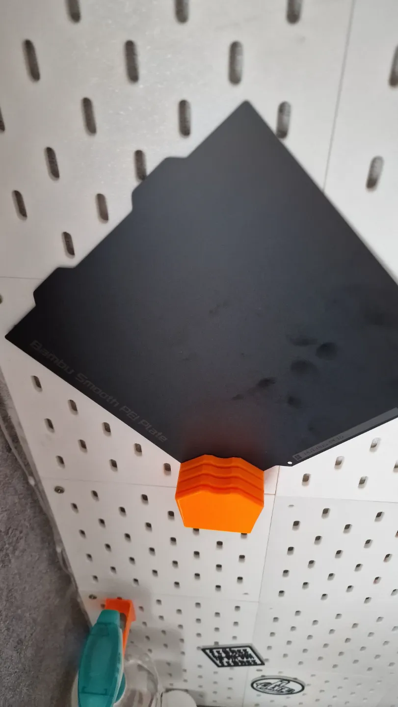 IKEA SKADIS MINI BUILD PLATE HOLDER 4 Plates by 3DMetalCave - MakerWorld