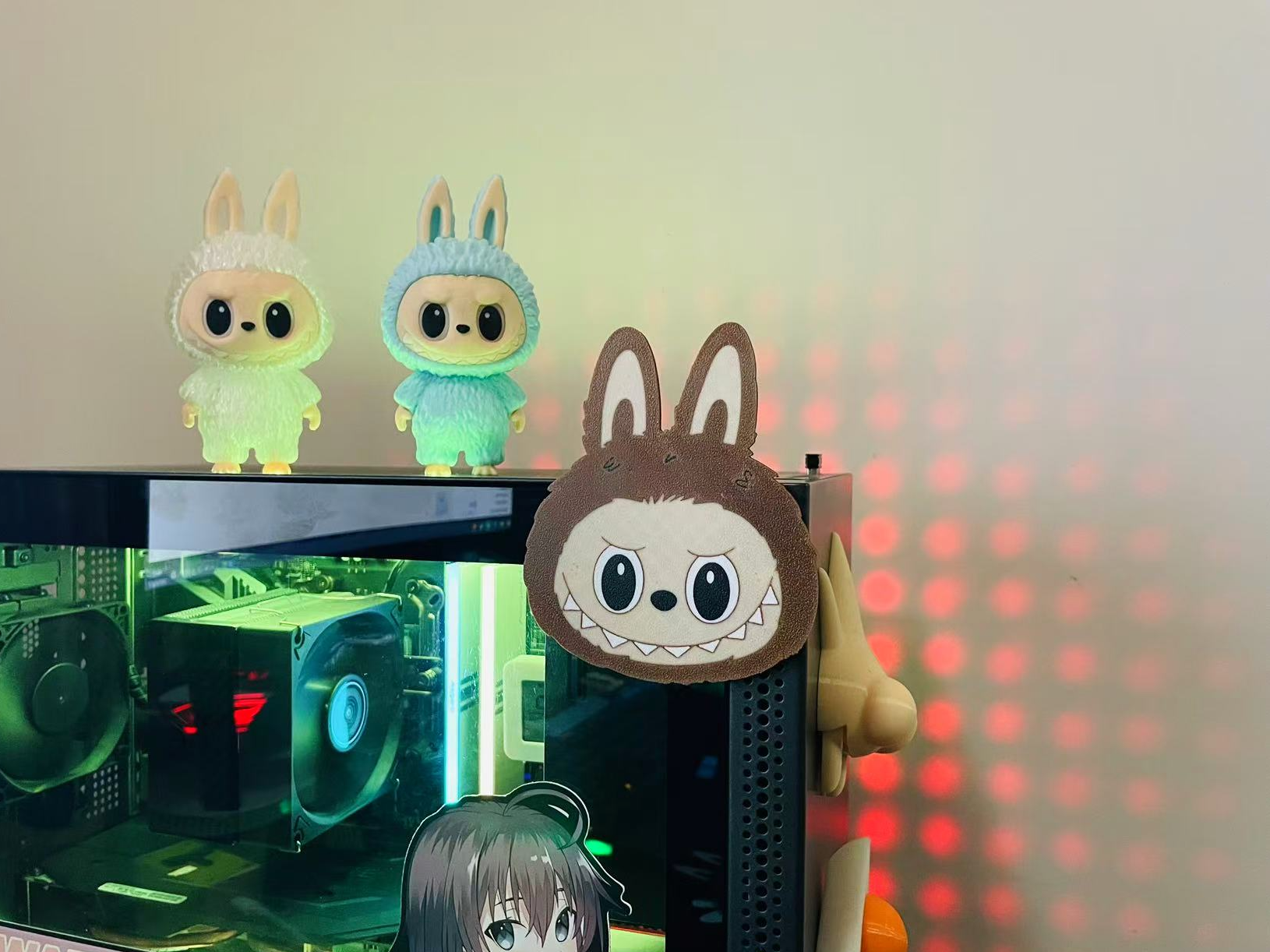 Labubu magnetic refrigerator sticker by user_391537402 MakerWorld ...