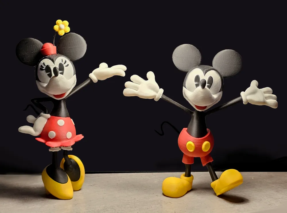 Mickey Mouse Fanart by MiX&BitS MakerWorld: Download Free 3D Models