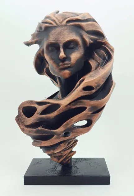 Abstract Bust Sculpture Woman by 3D Dekoration MakerWorld: Download ...
