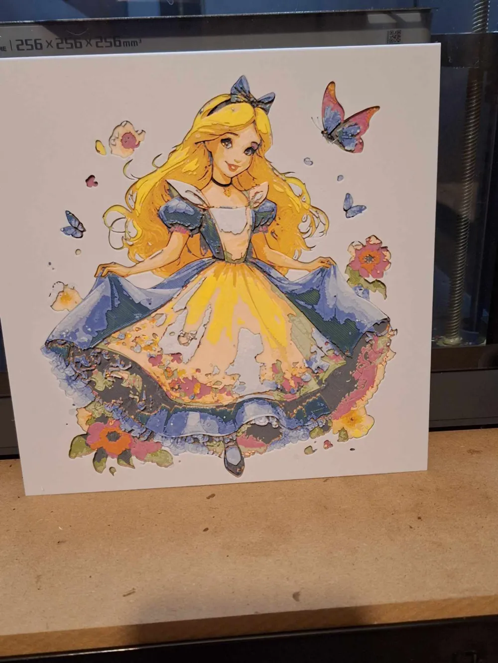 Alice in wonderland - Hueforge - Free 3D Print Model - MakerWorld