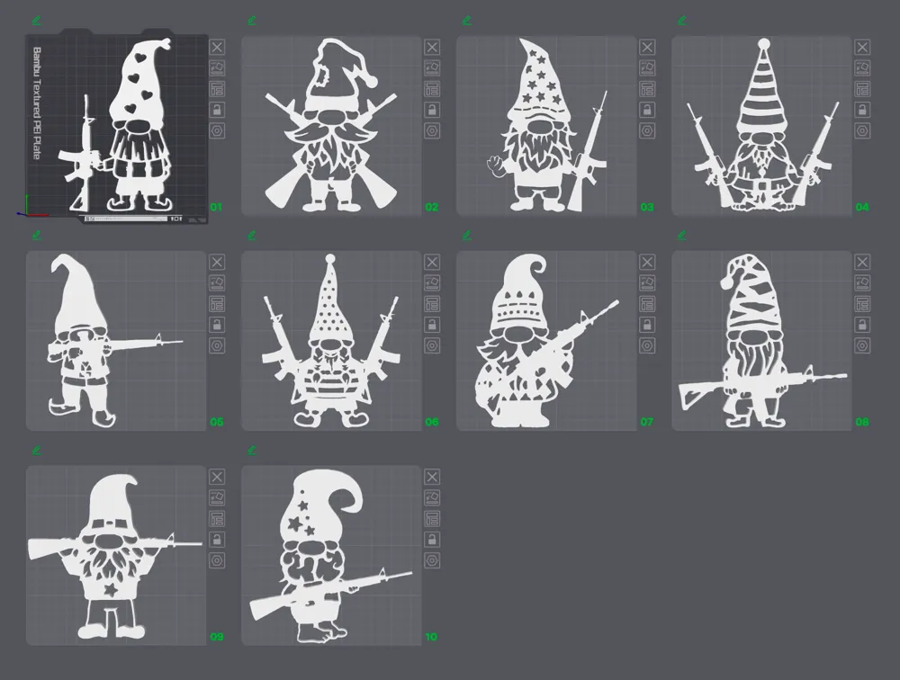 Guard'N Gnomes by WagZPrintZ - MakerWorld