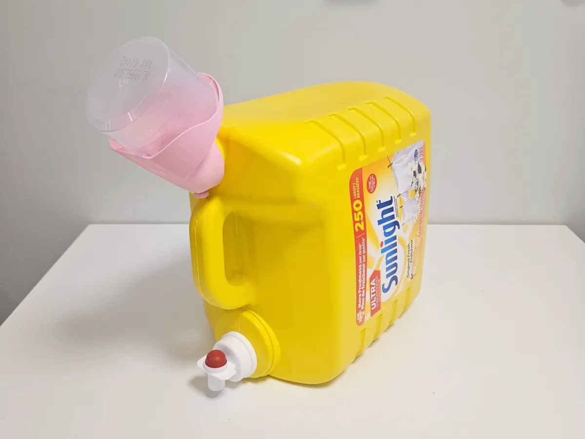 Laundry Detergent Cup Drain - Free 3D Print Model - MakerWorld