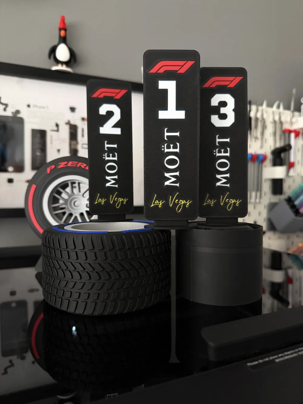 F1 Parc Fermé boards Vegas GP - Free 3D Print Model - MakerWorld