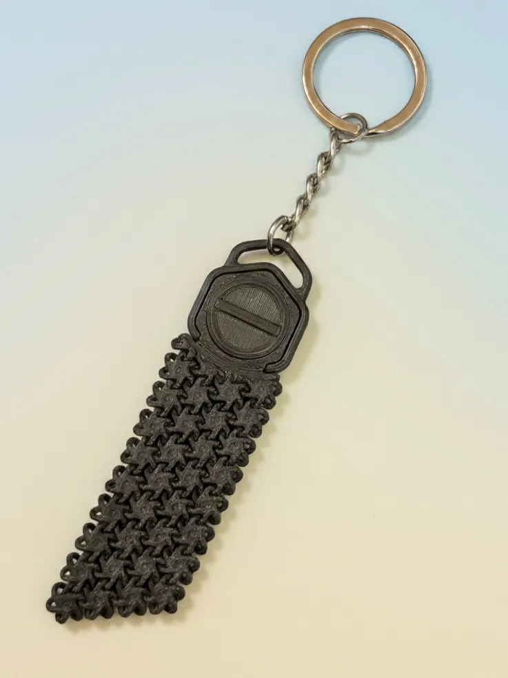 NASA Chainmail Fabric Keychain w/ Clasp - 2 sizes by Viltsu MakerWorld ...