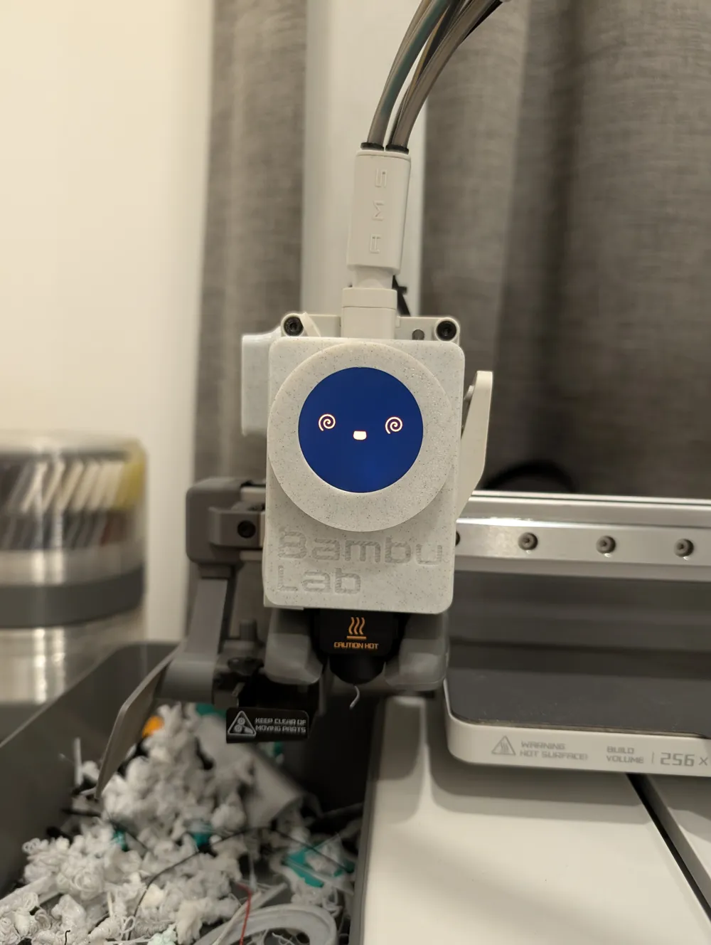 A1 Panda Knomi face cover without nozzle change - Free 3D Print Model ...