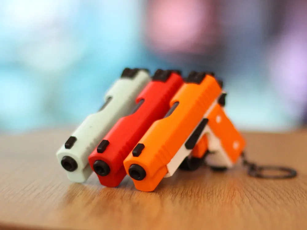 Colt 1911 Fidget Keychain – Slide-Action Toy - Free 3D Print Model ...