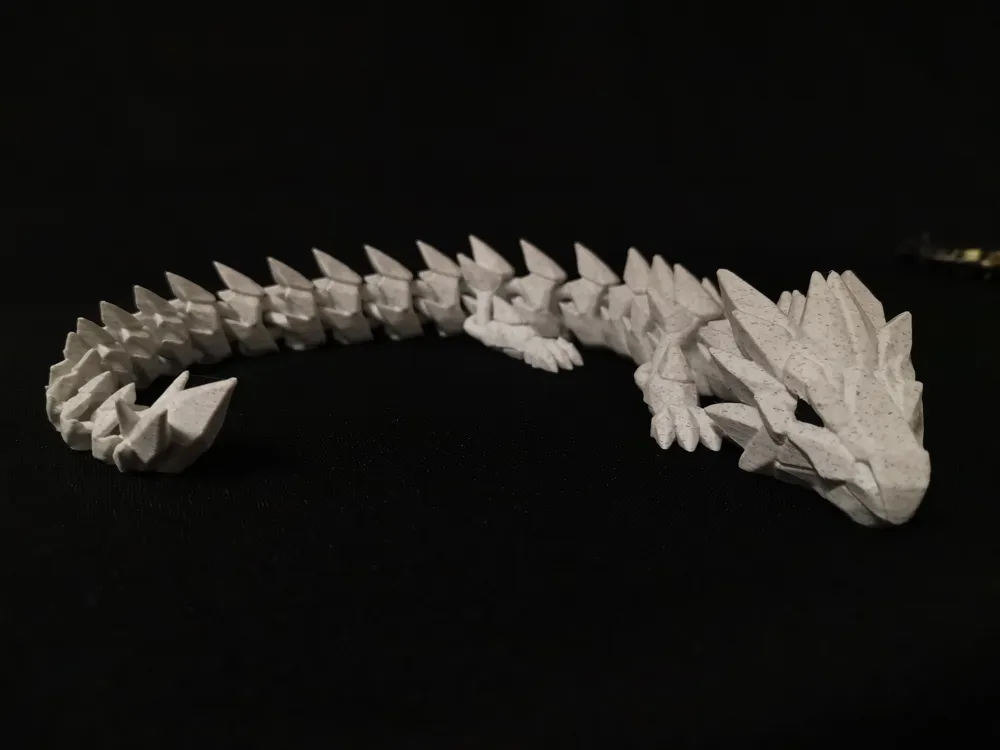 Dragón Articulado de Espina de Cristal - Modelo de impresión 3D ...