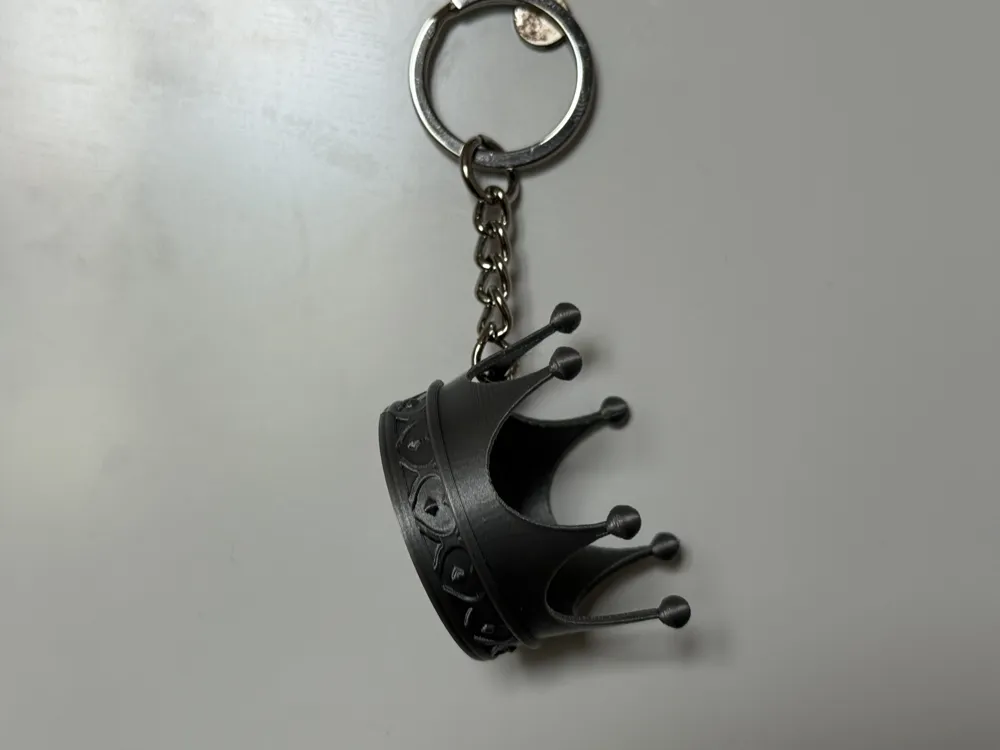 Crown keychain by Talvor MakerWorld: Download Free 3D Models