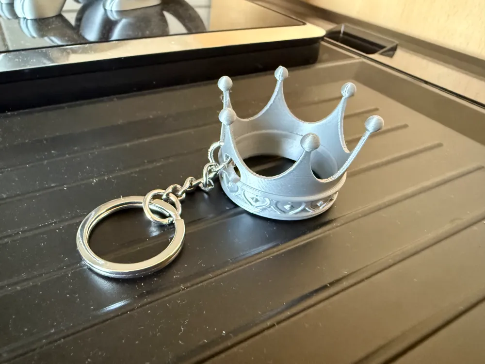 Crown keychain by Talvor MakerWorld: Download Free 3D Models