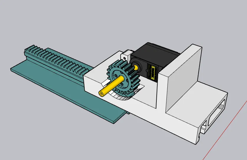 Linear gear for SERVO - Free 3D Print Model - MakerWorld