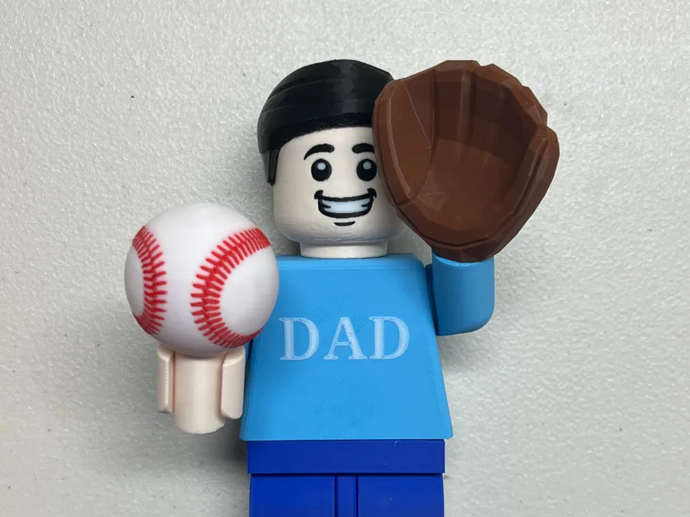 Big Brick * Baseball Glove by WhatChelleIMake MakerWorld: Download Free ...