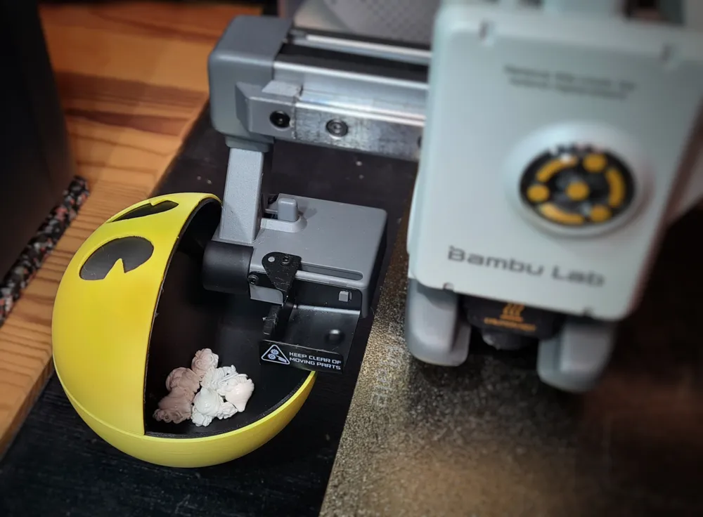 Poop Pacman for A1 (Waste Bin) by KojotE MakerWorld: Download Free 3D ...