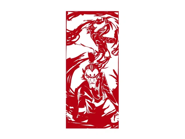 Nezha 2 Shen Gongbao Paper Cut by AOCAI - MakerWorld