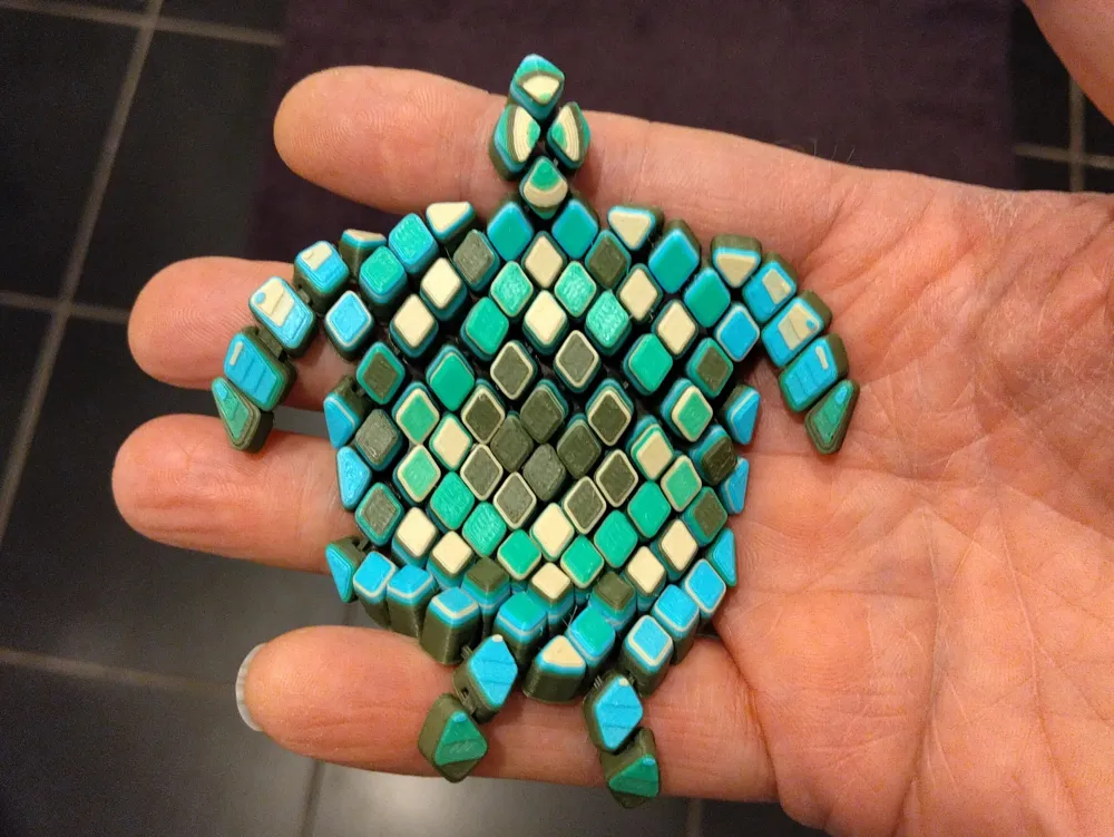 Timmy The Flexi Sea Turtle by 3D_Grandpa MakerWorld: Download Free 3D ...