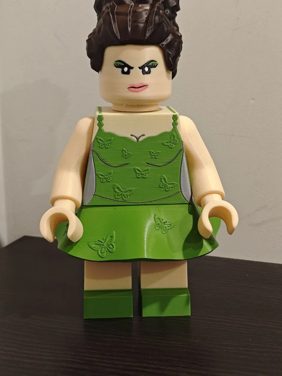 Big brick woman head double face - Free 3D Print Model - MakerWorld
