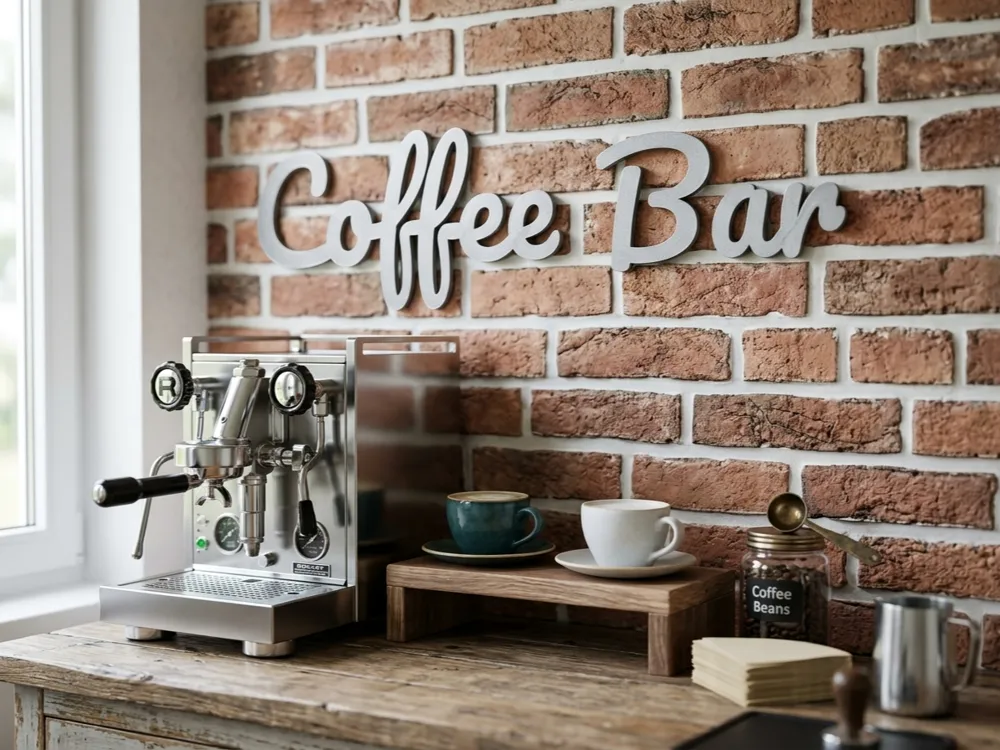 Modern wall sign 
