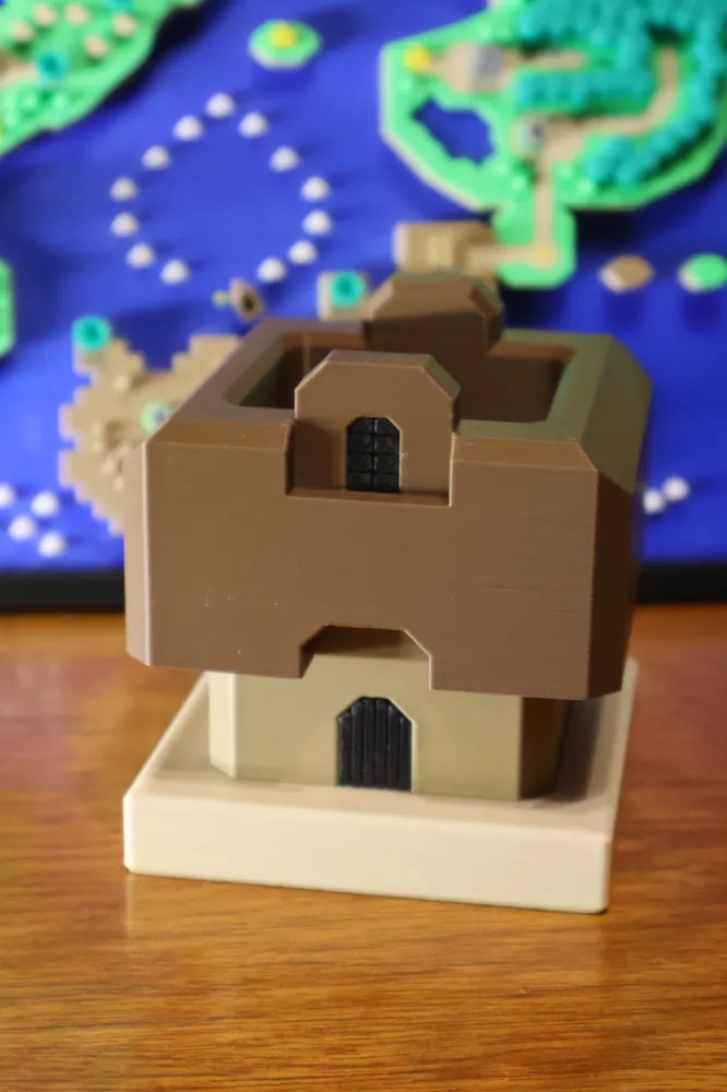 Super Mario Ghost house Pencil Holder (No AMS) - Free 3D Print Model ...