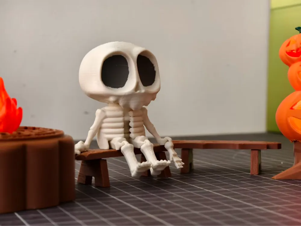 Halloween Skeleton 1.2 - Free 3D Print Model - MakerWorld