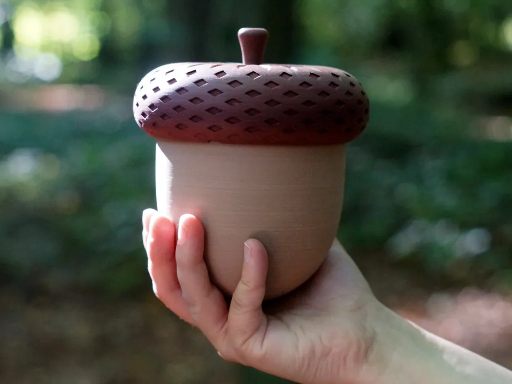 Acorn container - Goblincore/Cottagecore storage by Geeky Goblin ...