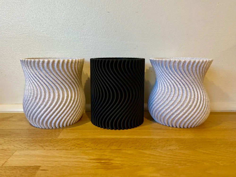 Stylish Stationary Pot - 3x Designs available by bd142 MakerWorld ...