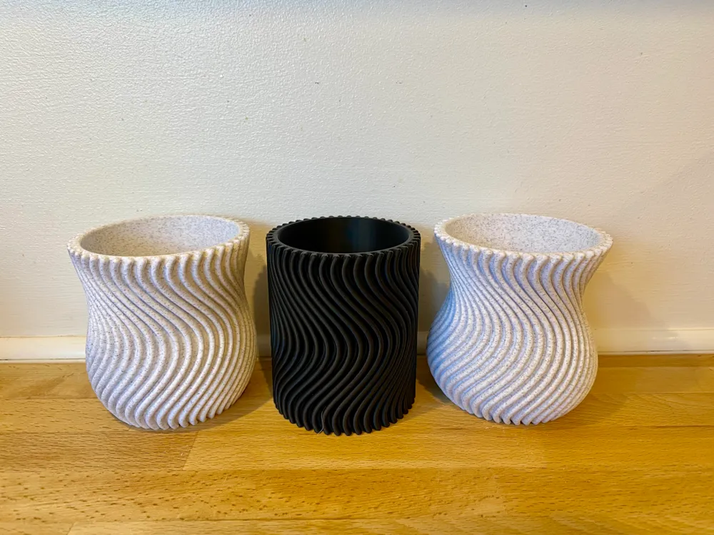 Stylish Stationary Pot - 3x Designs available by bd142 MakerWorld ...