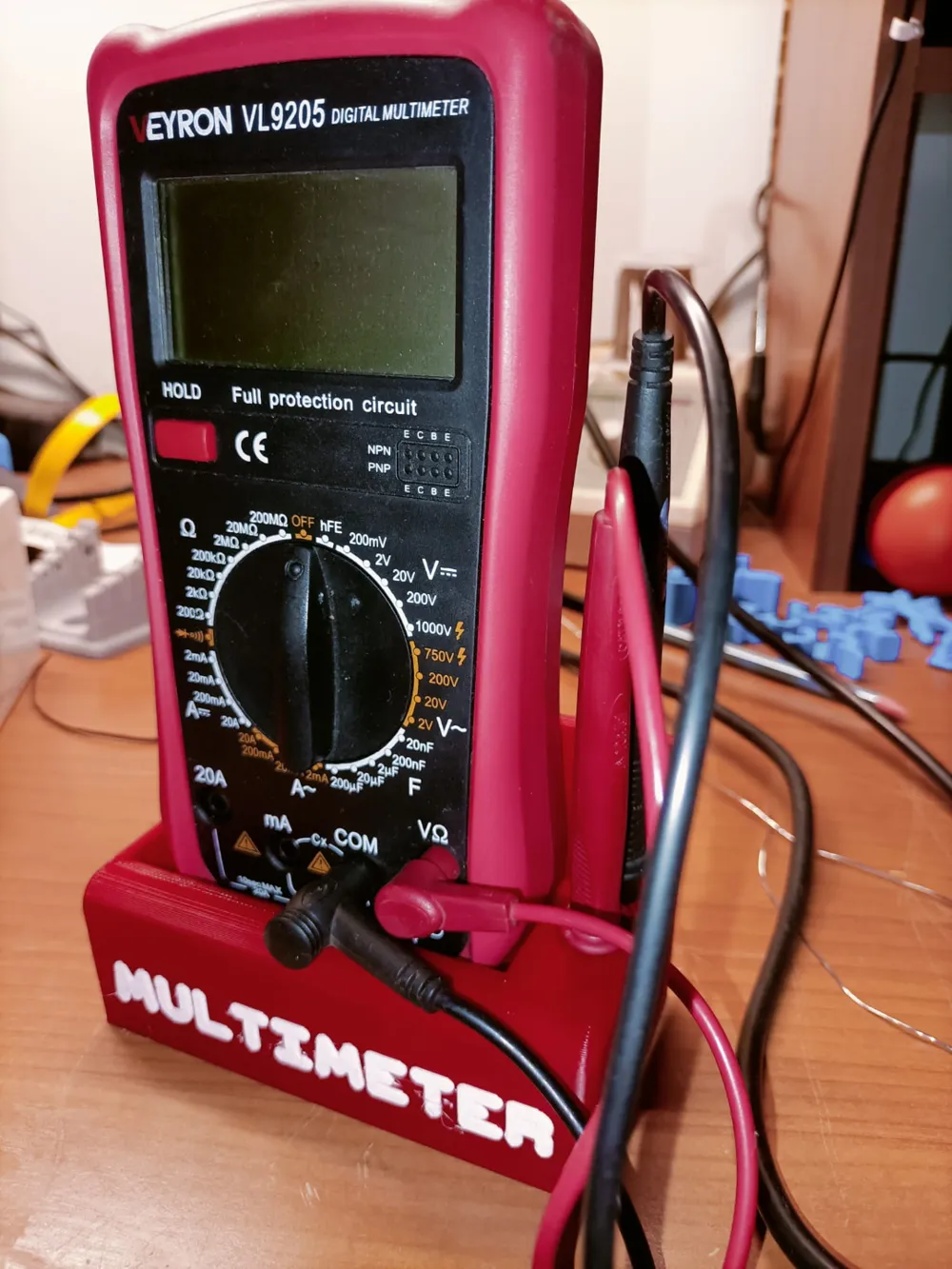 Multimeter Stand V 2.0 Remixed by dzpex - MakerWorld