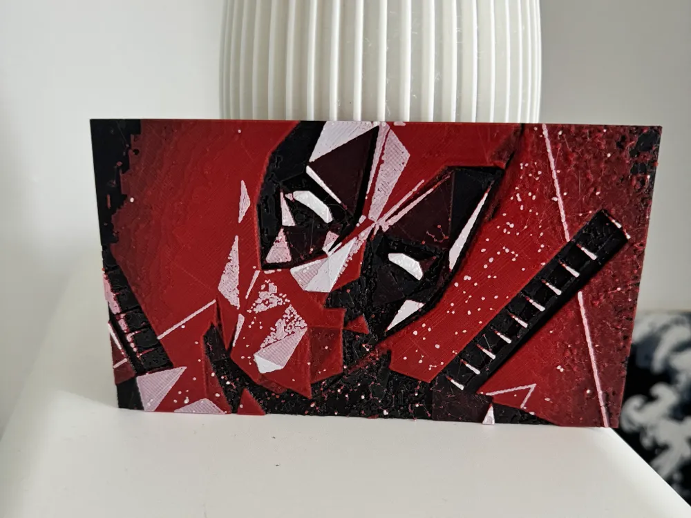 Hueforge Deadpool by Wizzart.Creation - MakerWorld