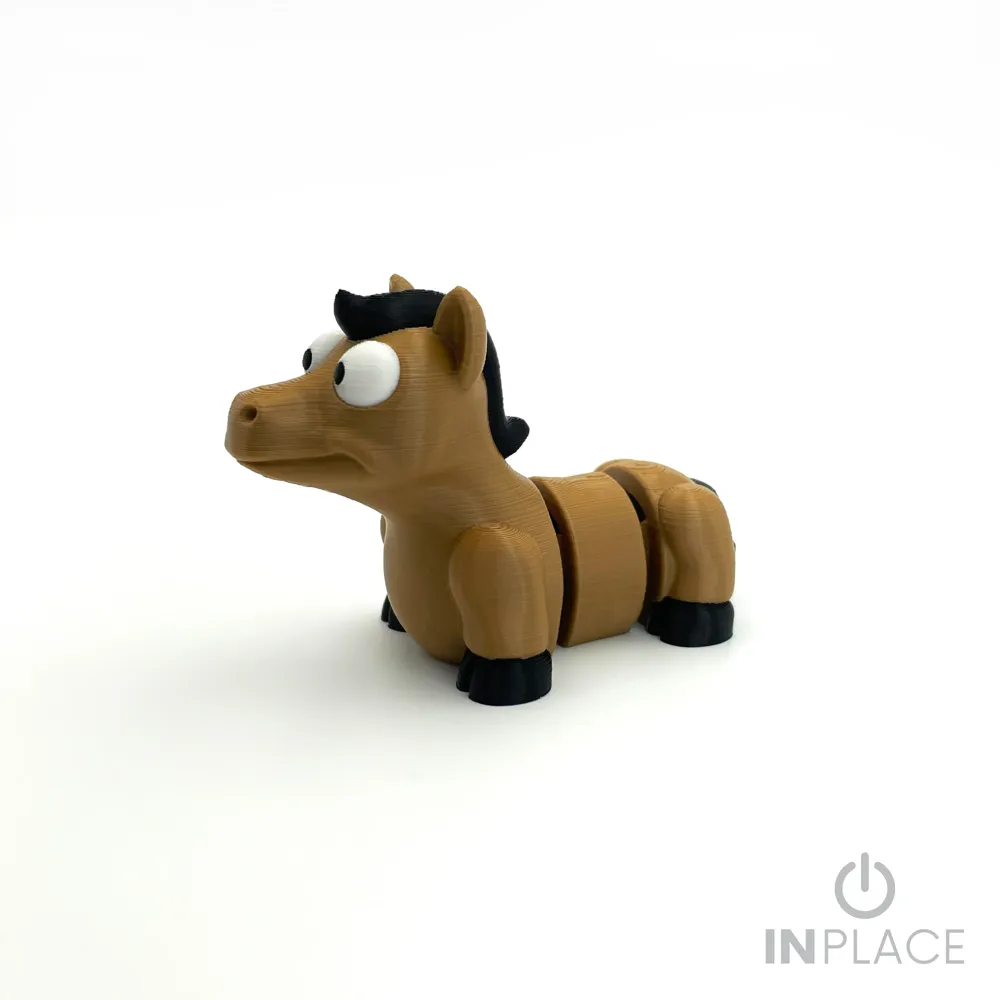 Cute Horse Articulated - Free 3D Print Model - MakerWorld