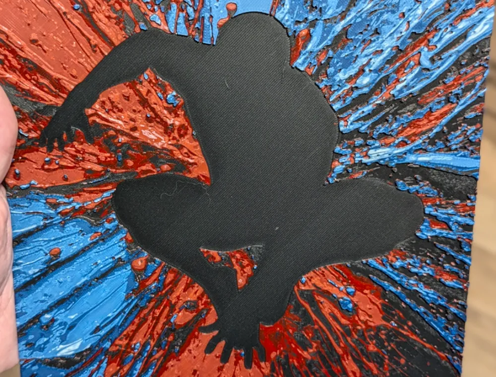 Spider Man Paint Splatter - Hueforge by Bakermakes MakerWorld: Download ...