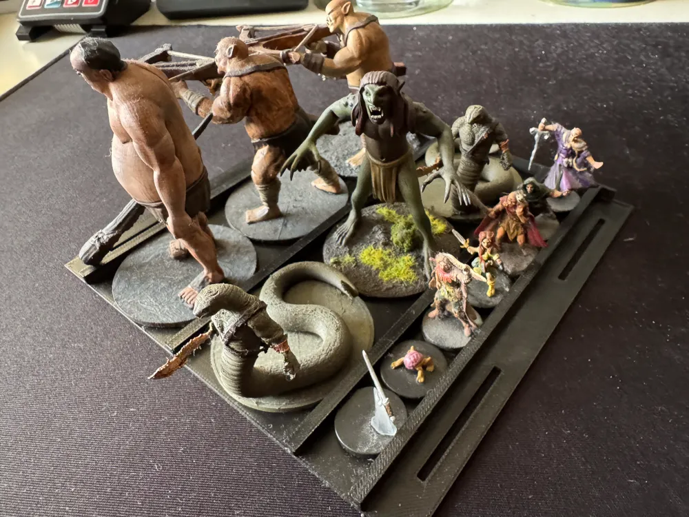 Miniature tray for IKEA Gnedby (50mm/20mm bases) - Free 3D Print Model ...