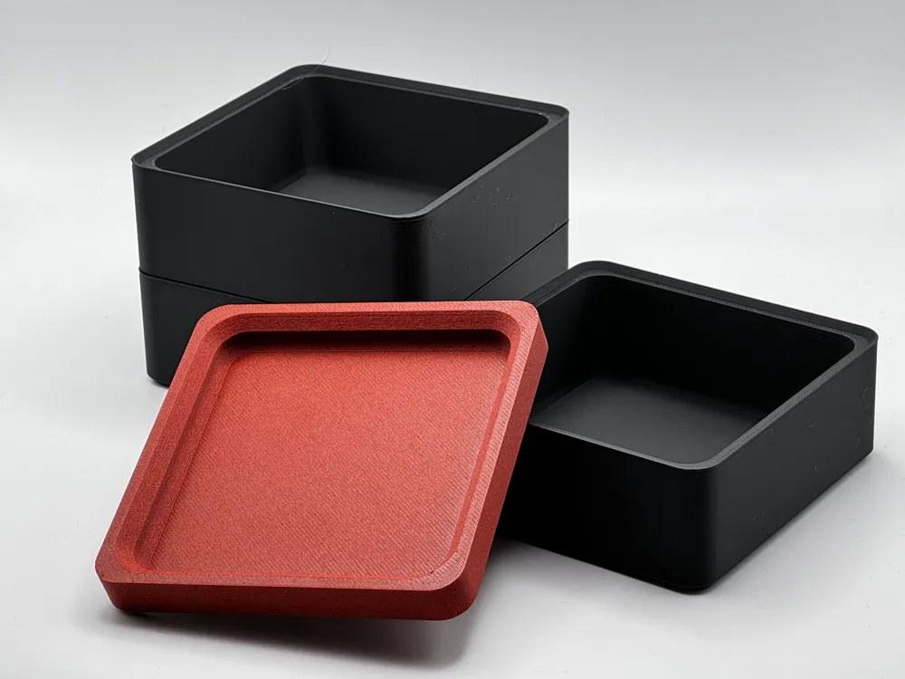 stackable storage box with japanese influence #2 by h3li0 - MakerWorld