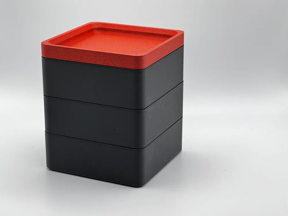 stackable storage box with japanese influence #2 by h3li0 - MakerWorld