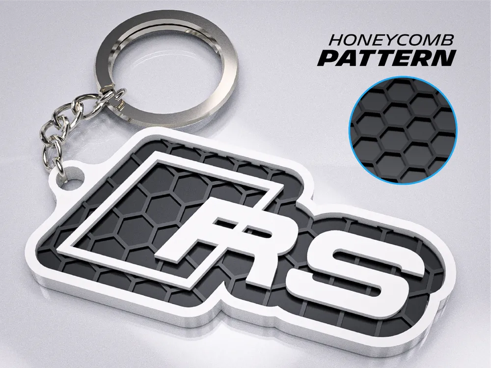 Audi RS Keychain - Free 3D Print Model - MakerWorld