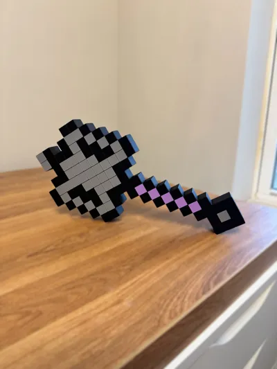 Customizable Minecraft Mace - Free 3D Print Model - MakerWorld