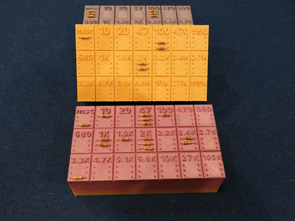 Resistor Depot - Resistor Organizer by MrWays - MakerWorld