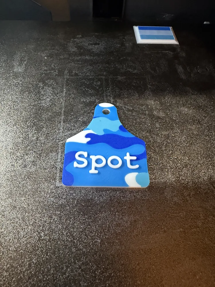 Customizable Camo Animal Name Tag - Free 3D Print Model - MakerWorld