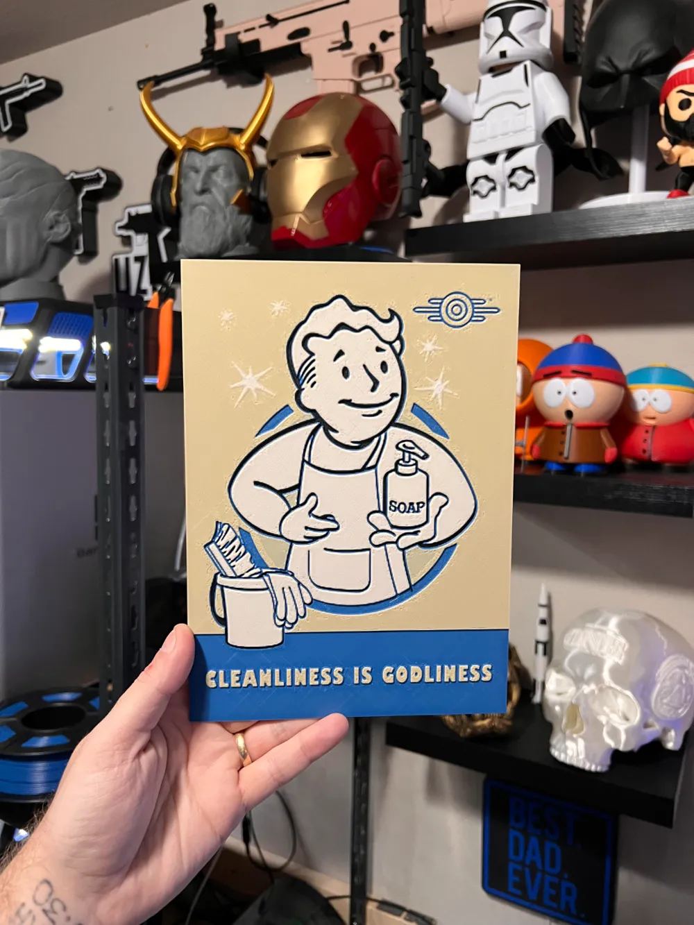 Fallout Poster Cleanliness Is Godliness Hueforge by Codyinbody3 ...